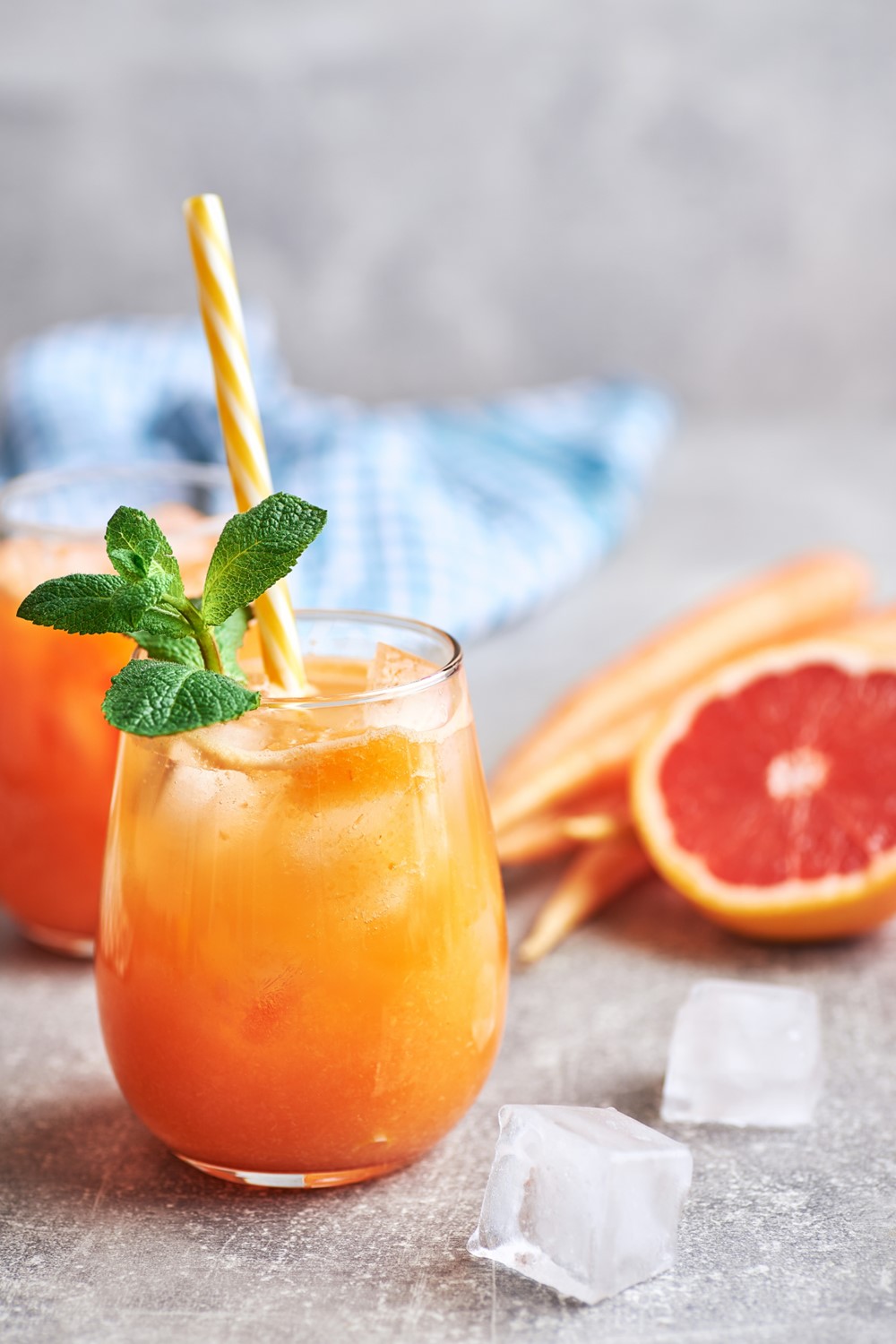 Grapefruit Carrot Cold Pressed Juice - Skinny5